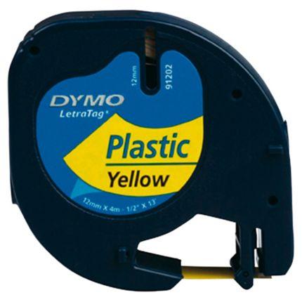 (Pre-Order) Dymo LetraTag Labelling Tape Plastic (12mm x 4m) - Office Plus