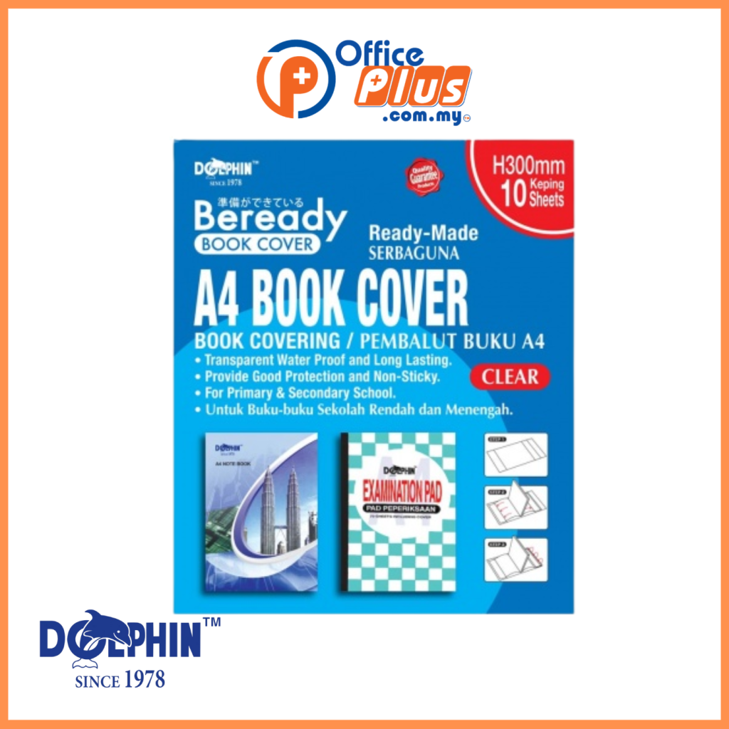 Dolphin Book Cover “Clear” - OfficePlus Malaysia – Corporate Office ...