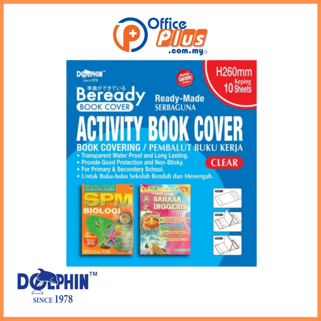 Dolphin Book Cover “Clear” - OfficePlus Malaysia – Corporate Office ...