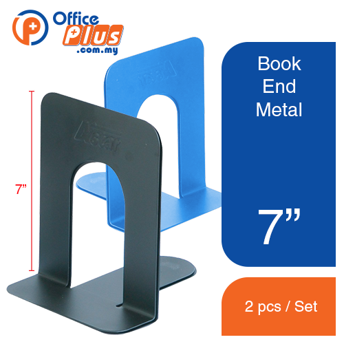 Book End Metal 7″ Set of 2Pc - OfficePlus Malaysia – Corporate Office ...