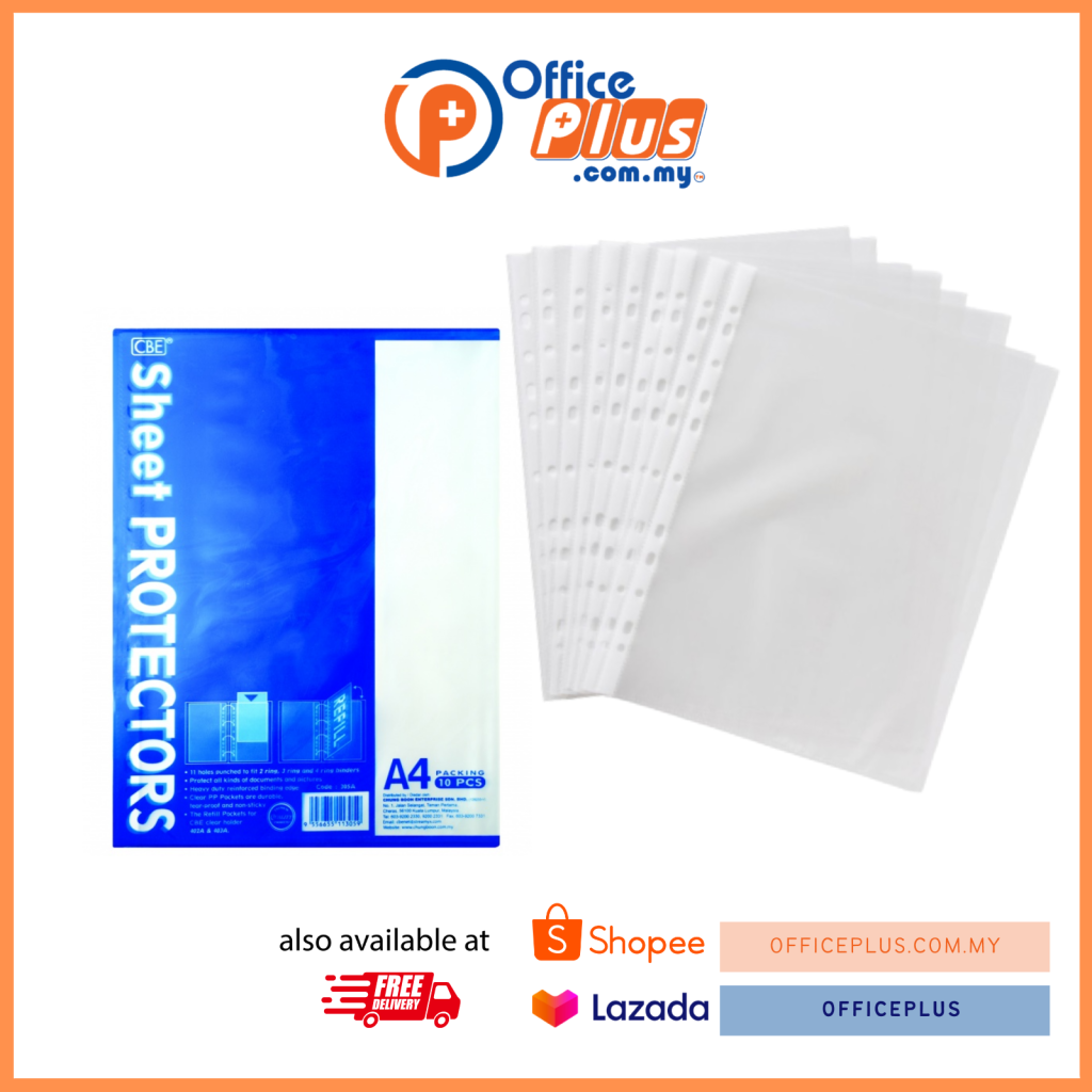 CBE A4 Sheet Protector 305A (10’s) - OfficePlus Malaysia – Corporate ...