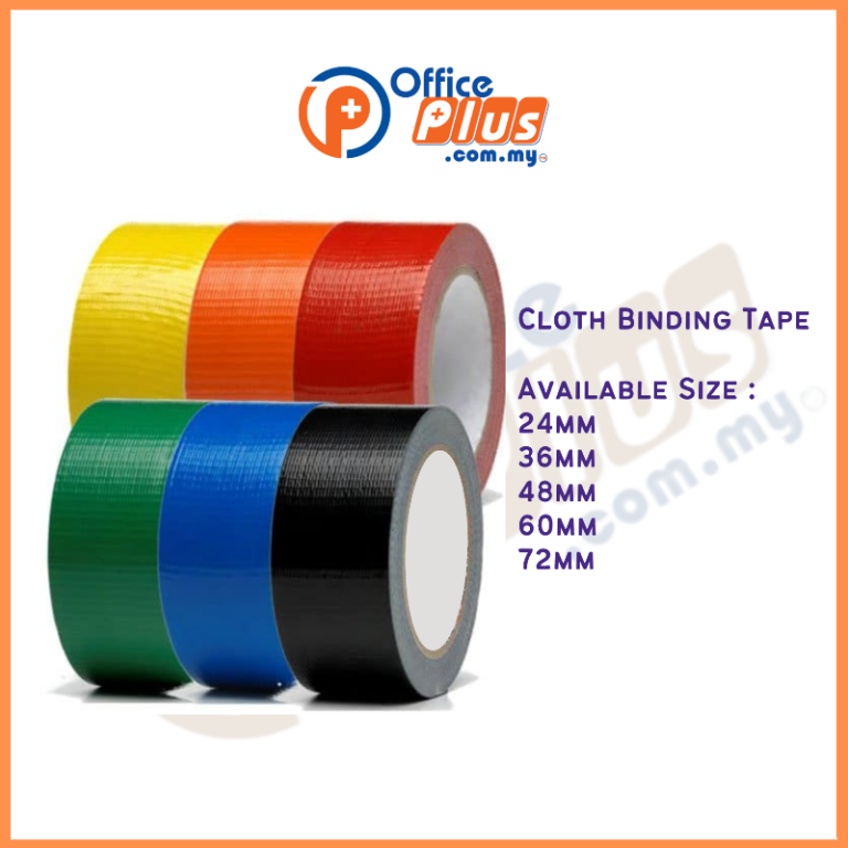 Cloth Binding Tape 24mm/36mm/48mm/60mm/72mm | Pita Binding - OfficePlus ...