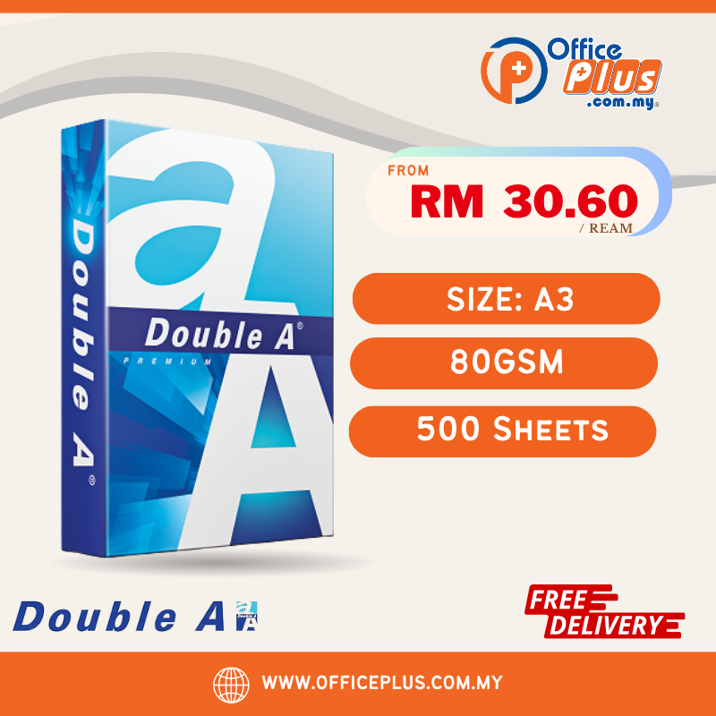Double A A4 Copier Paper Everyday 70gsm 500 Sheets - Office Plus