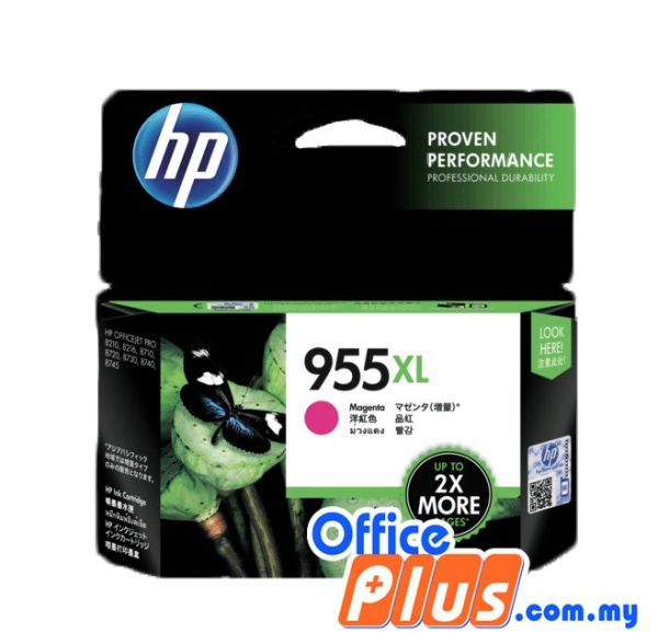 HP Original Ink Cartridge 955 XL (L0S66AA) – Magenta - OfficePlus Malaysia