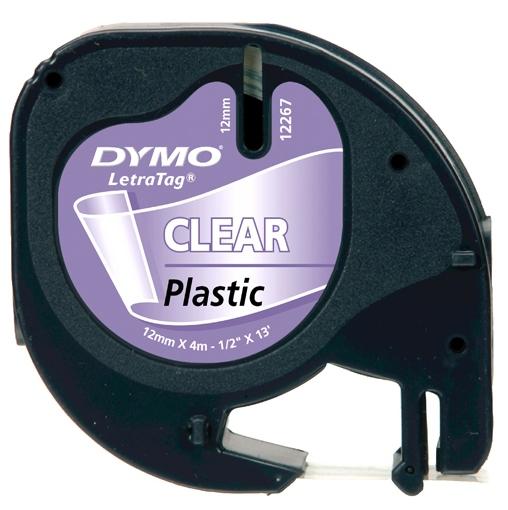 (Pre-Order) Dymo LetraTag Labelling Tape Plastic (12mm x 4m) - Office Plus