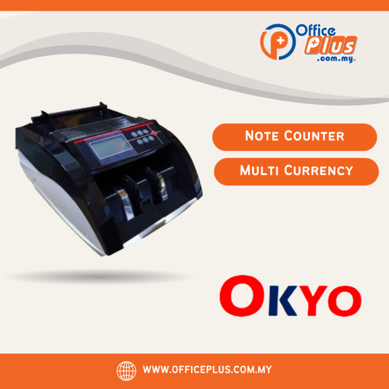 OKYO Multi Currency Note Counter Machine NC3000 - OfficePlus Malaysia