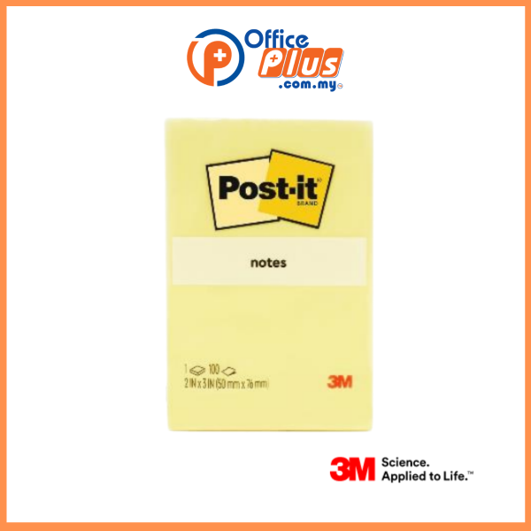 Post-it Classic Notes 2x3 (Single Pad) | OfficePlus Malaysia