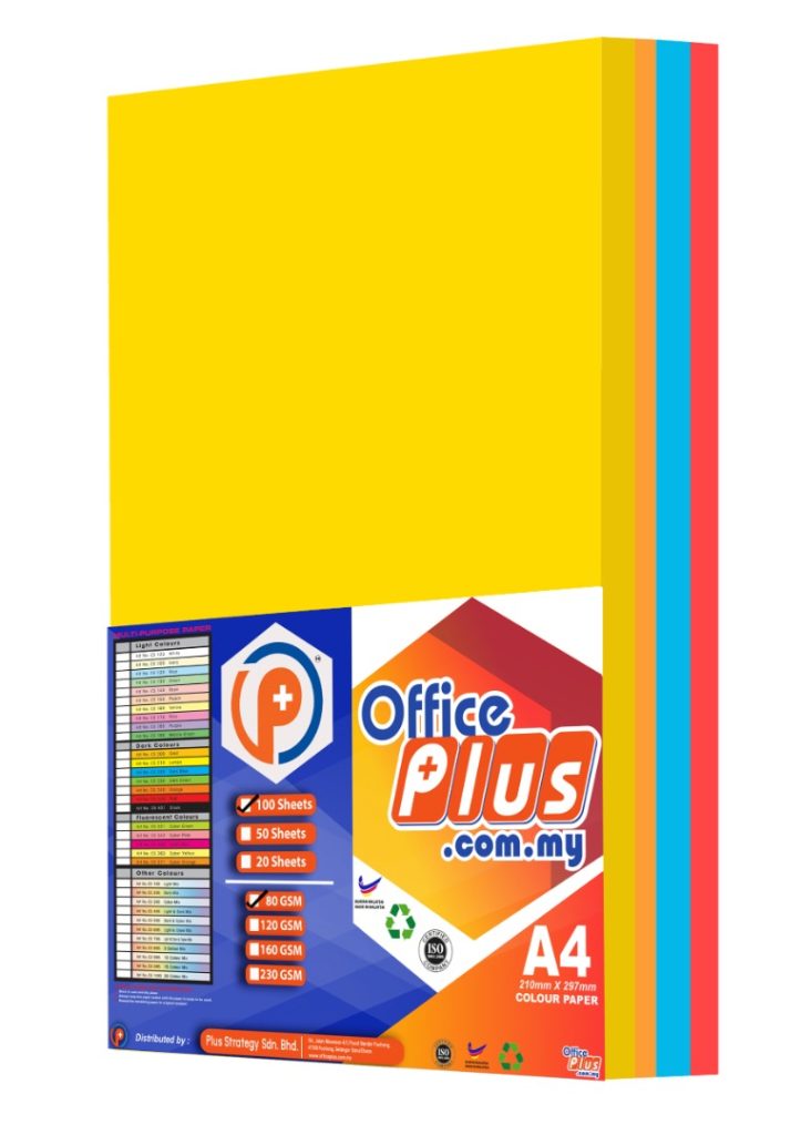 OP Mix Dark Colour A4 Paper 80gsm 100 Sheets | OfficePlus