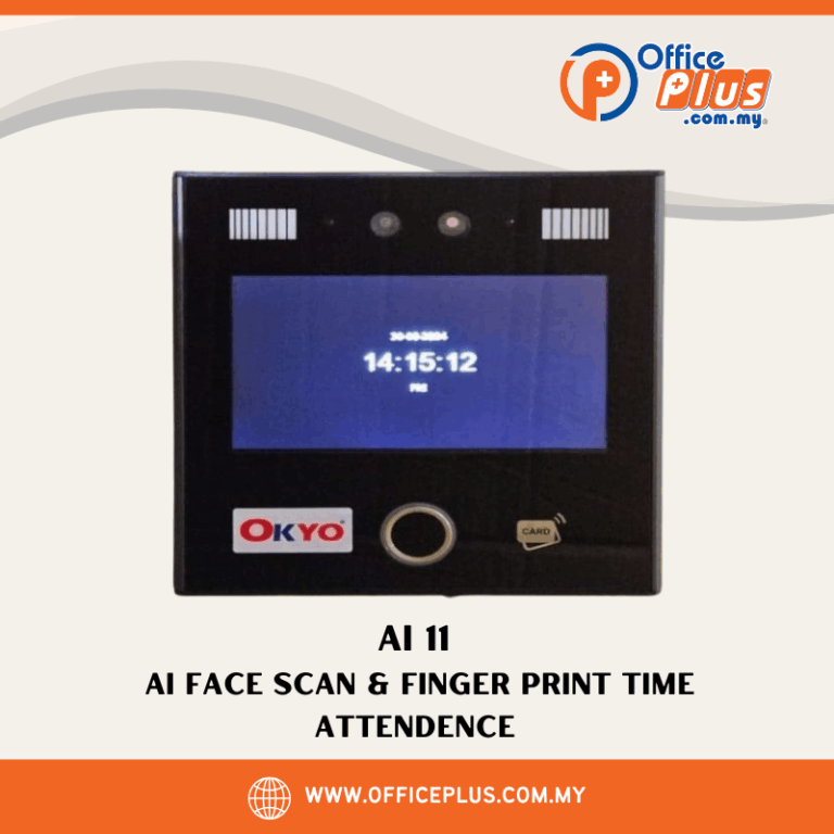 OKYO AI-11 AI Face Scan & Fingerprint Time Attendance Machine